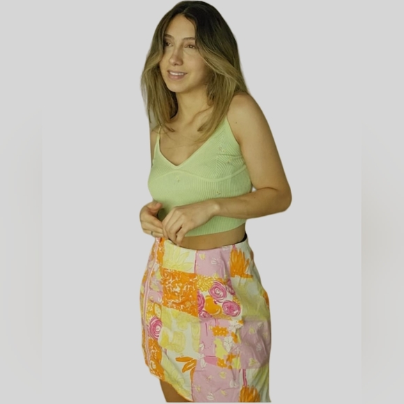 Lilly Pulitzer | Skirts | Vintage Lilly Pulitzer Patchwork Owl Insect ...